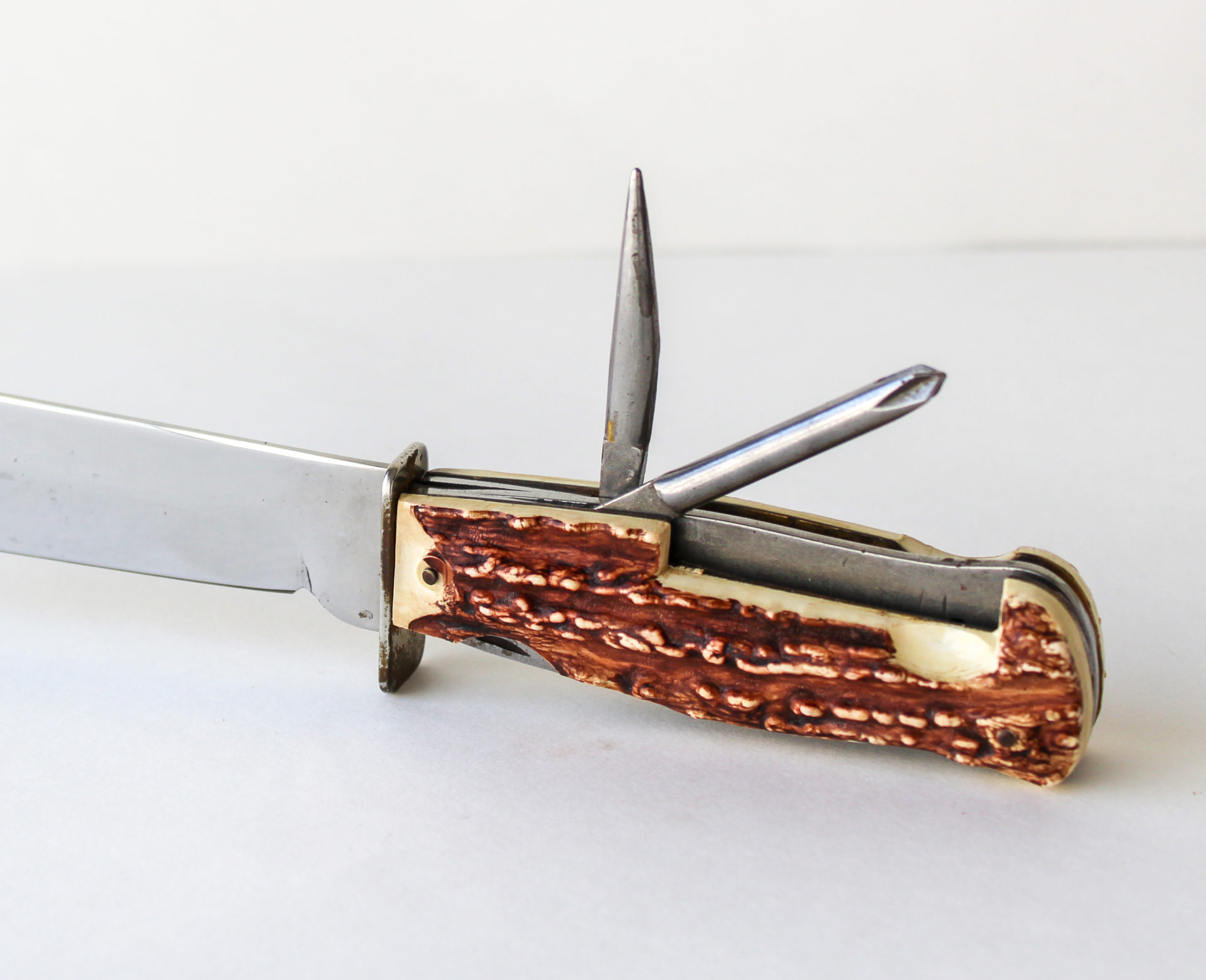 Vintage Hunting Knife/Utility Tool - Cynthia's Attic Direct - Antiques ...