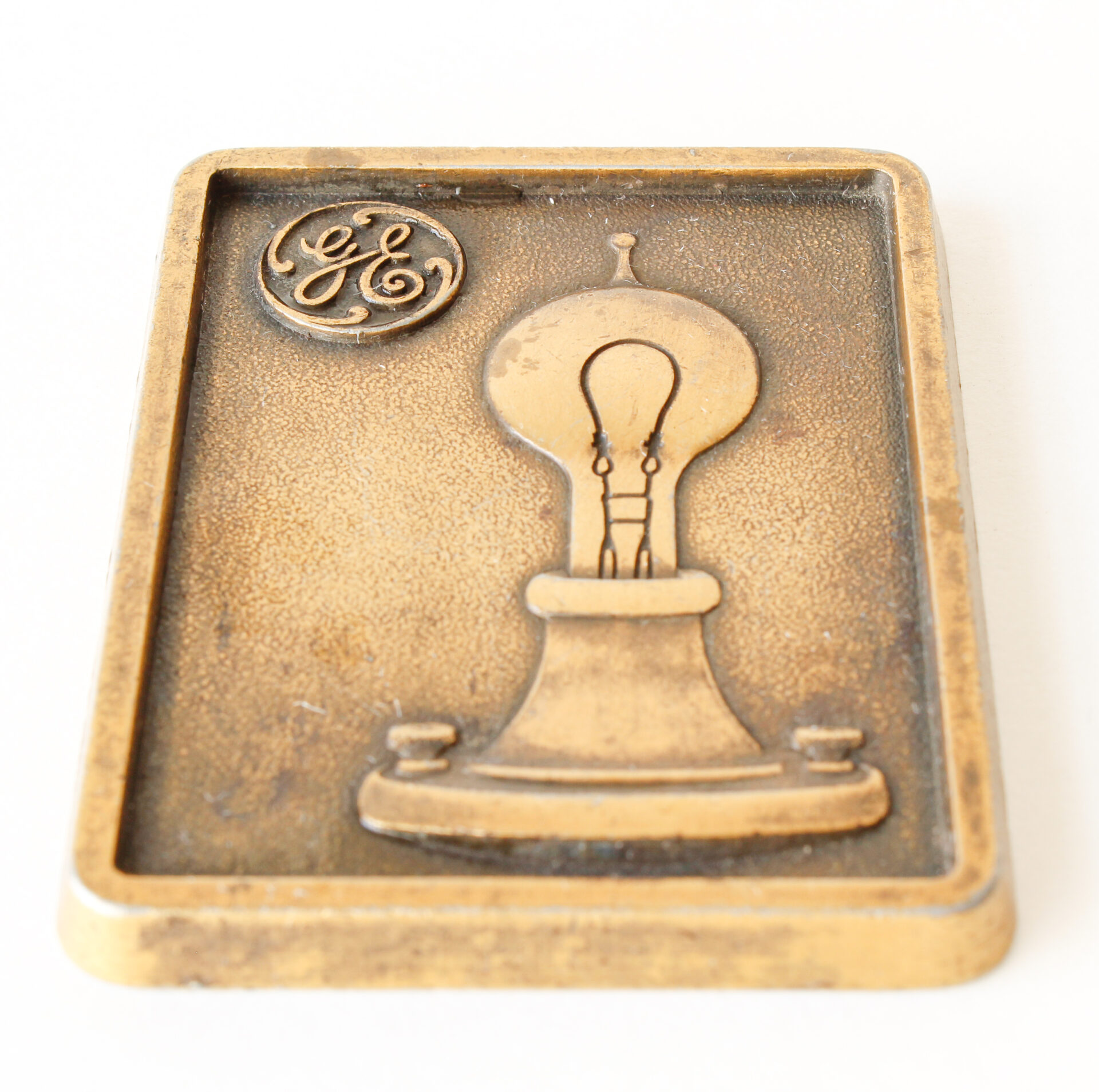 General Electric Brass Paperweight Vintage Light Bulb - Cynthia's Attic ...