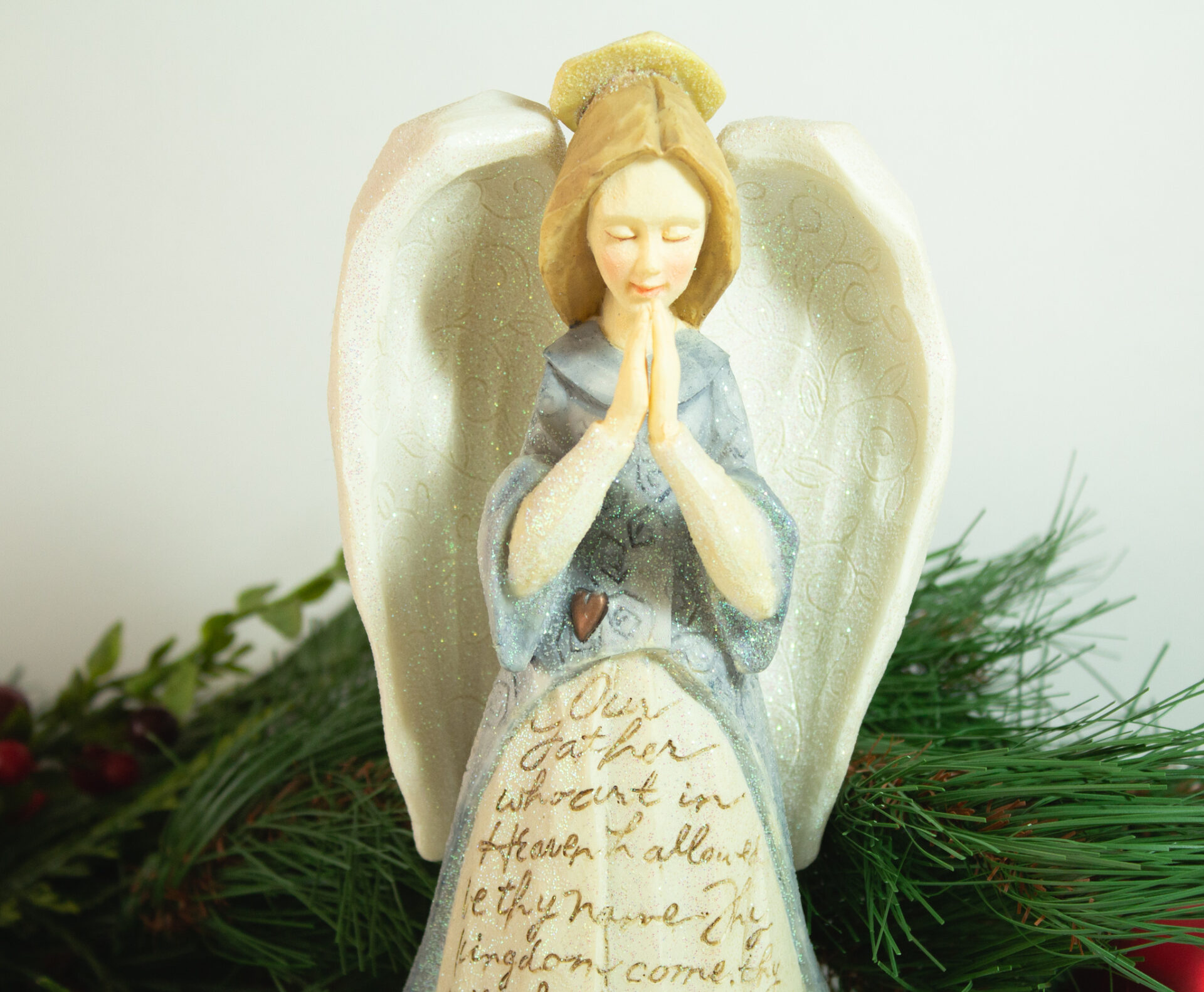 The Lords Prayer Angel Figurine Foundations By Enesco - Cynthia's Attic ...